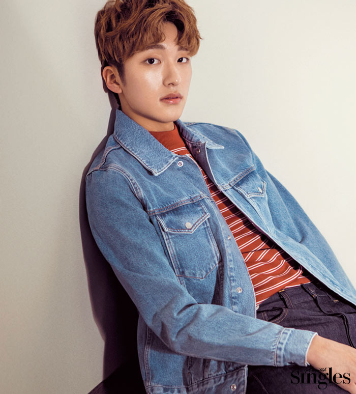 PENTAGON's Wooseok, SNUPER's Sebin, IMFACT's Jeup, and MAP6's J.Jun for Singles Magazine ...